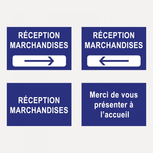 Signalétique Textuelle - Réception Marchandises - Accueil | Mister ...