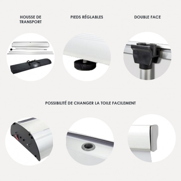 Roll up double face standard - Produits personnalisables | Mister E...